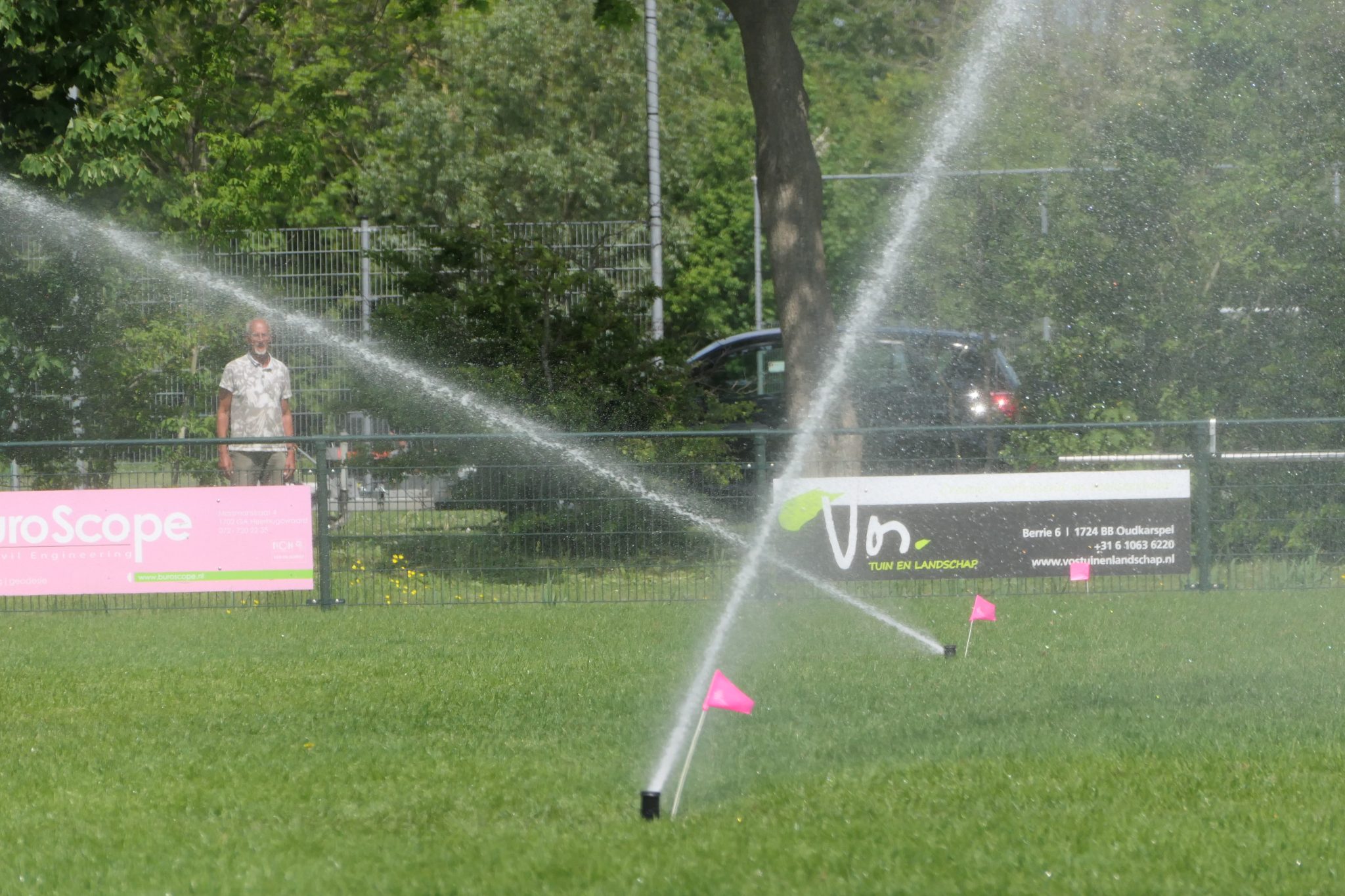 Sproei installatie voor 2 velden | VV Dirkshorn
